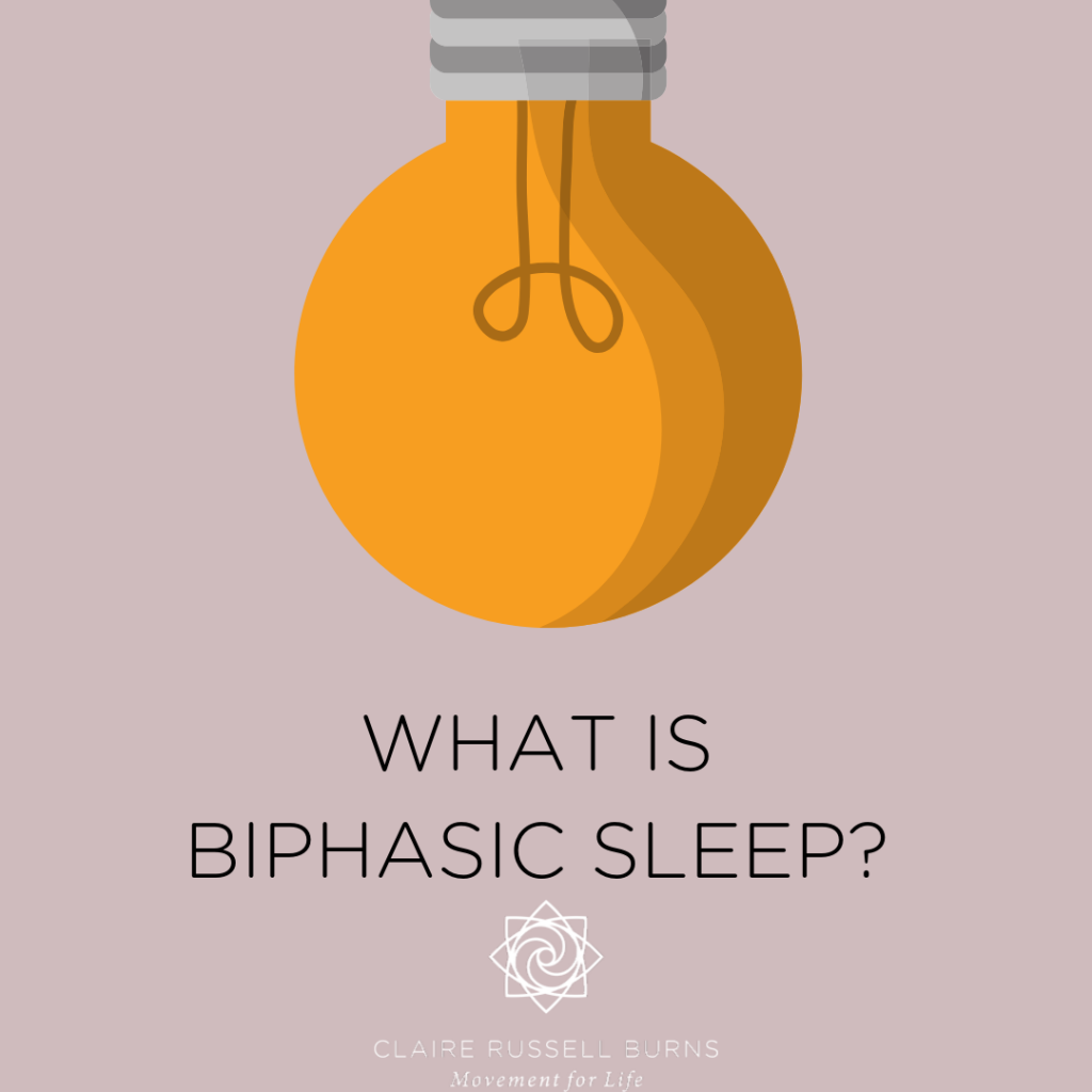 What is Biphasic sleep? – Claire Russell Burns